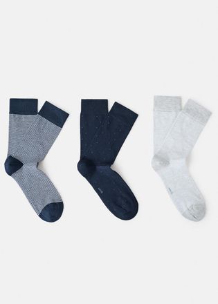 Mango 3er Pack Kombinierte Socken marineblau - Herren - 40-42 - MANGO MAN