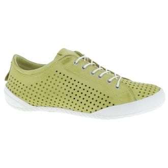 Andrea Conti Damen Schn&uuml;rschuh Leder Halbschuh bequem geschwungene Sohle 0345767, Gr&ouml;&szlig;e:39 EU, Farbe:Gr&uuml;n