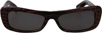 Jacquemus unisex, Accessoires, Brun, Taille: 55 MM Lunettes de soleil Capri
