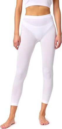 Ladeheid Pantalons Cale&ccedil;ons Longs sous-v&ecirc;tement Thermique, Femme pour Hiver Sport Ski, Snowboard Course en Plain air LA40-261 (Blanc, M)