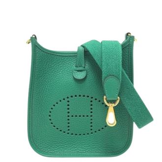 Herm&egrave;s Pre-owned Vintage Schultertasche - - Pre-owned - Damen - Gr&uuml;n - ONE SIZE