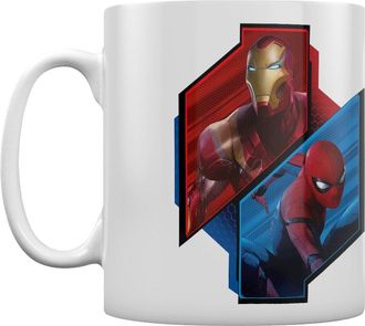 Spider-Man Pyramid International Spider-Man Heimkehr (Duo) OFFIZIELLER Box Keramik Kaffee/Tee Tasse, Papier, mehrfarbig, 11 x 11 x 1,3 cm