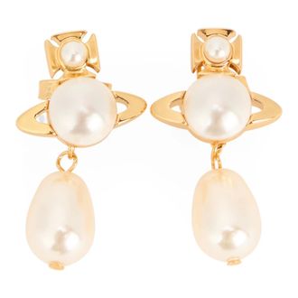 Vivienne Westwood Femme, Accessoires, Jaune, Taille: ONE Size Boucles doreilles Inass