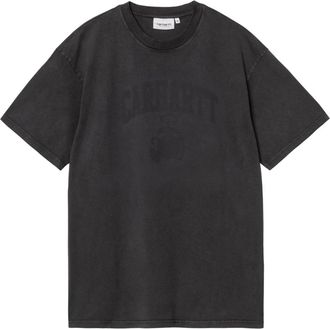 Carhartt Work in Progress Homme, Tops, Noir, Taille: M S/S Faded Pond Corps T-Shirt