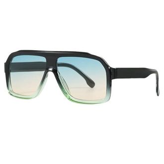 Generic Lunettes De Soleil Carr&eacute;es For Hommes, For Femmes For Les D&eacute;placements Quotidiens Et La Conduite En Ext&eacute;rieur(Green)