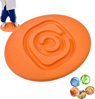 Generico Balance Maze Board f&uuml;r Kinder, Maze Balance Board, sensorisches Balance-Trainingsspielzeug - Labyrinth Wobble Yoga Training Fitness &Uuml;bung Stabilit&auml;tss