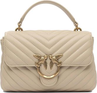 Pinko Love Lady Puff Chevron - - Bags - Damen - Beige - ONE SIZE