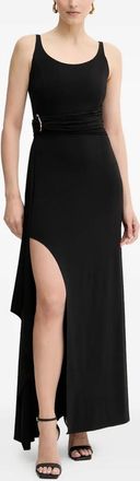 H&eacute;rve L&eacute;ger robe longue Mila &agrave; boucle - Noir