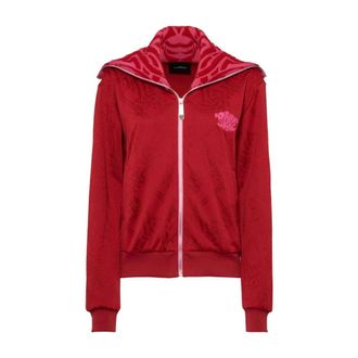 John Richmond Damen, Sweatshirts & Hoodies, Rot, LGr&ouml;&szlig;e