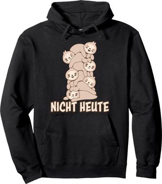 Jimbeels Nicht Heute Faultier Lustiger Spruch f&uuml;r M&auml;dchen & Jungs Pullover Hoodie