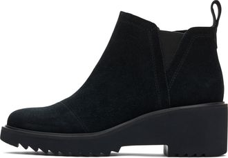 Toms Damen Maude Stiefelette, Black Black Suede, 43.5 EU