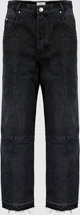 Isabel Marant Pantalon Najet Denim Noir