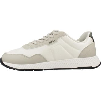 HUGO BOSS Homme, Chaussures, Blanc, Taille: 43 EU Titanium Runn Nypun