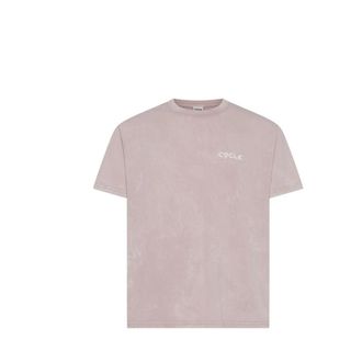 Cycle Boxy Printed Over T-Shirt - - Tops - Herren - Rosa - M