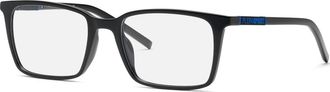 Plein Sport Herrenbrille, Schwarz, matt, 55