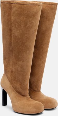 Balenciaga Stiefel Fargo 80 aus Veloursleder