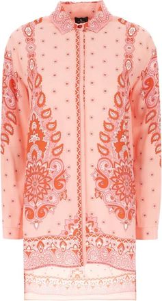 Etro Femme, Blouses et Chemises, Multicolore, Taille: 36 FR Chemise &agrave; Fleurs, M&eacute;daillons et Cachemire