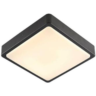 SLV Appliques ext&eacute;rieures led ainos applique et plafonnier ext carr&eacute; anthracite led 17W 3000K/4000K IP65 SLV 1003450