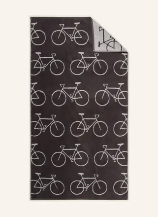 Caw&Ouml; Duschtuch Velo grau