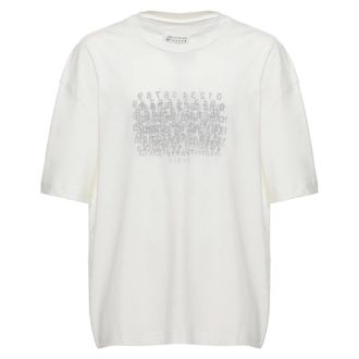 Maison Margiela Homme, Tops, Blanc, Taille: XS T-Chemises
