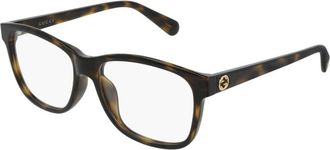 Gucci Rechteckige optische Fassung - - Accessories - unisex - Braun - 55 MM