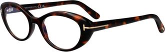 Tom Ford Femme, Accessoires, Brun, Taille: 50 MM Ft6092-B Optical Frame