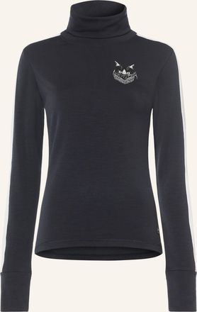 super.natural Funktionsshirt Bandito Cat Mit Merinowolle schwarz