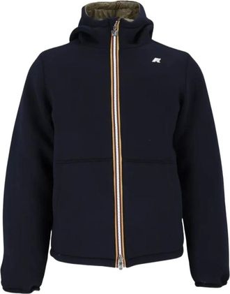 K-Way Homme, Vestes, Bleu, Taille: S Veste Jack Spacer Nylon Double