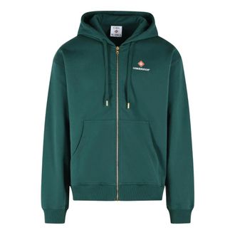Casablanca Homme, Sweatshirts et sweats &agrave; capuche, Vert, Taille: XL SweaT-shirt z zippeur Monogram