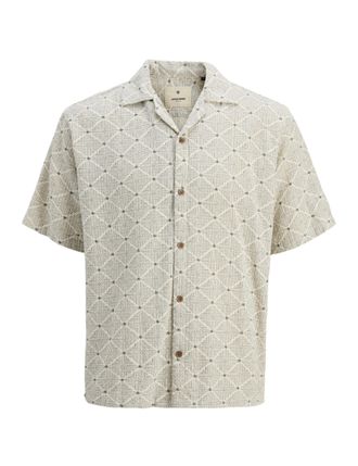 Jack & Jones Jprbluvincent Print Resort S/S Shirt Sn
