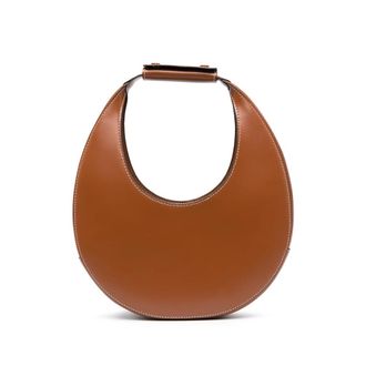 Staud Moon Leather Shoulder Bag
