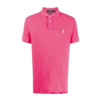 Polo Ralph Lauren Logo Kurzarm Casual Shirt - - Tops - Herren - Rosa - M