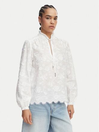 Michael Kors Bluse MS640Y9KPX Wei&szlig; Relaxed Fit