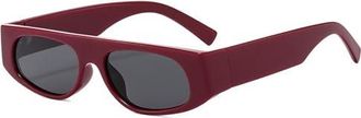 Generic Lunettes De Soleil Unisexes &Agrave; Monture Fine For Lext&eacute;rieur, Id&eacute;ales For Les Trajets Domicile-travail, Le Sport Et Vacances(Red)