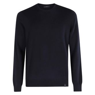 Fay Pullover - - Knitwear - Herren - Blau - S