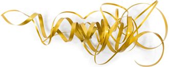 Arte Dal Mondo Adm - Cadre en métal vortex de rubans