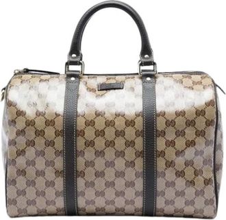 Gucci Sac Boston Pre-owned - Femme - Pre-owned - Beige - Taille: ONE Size