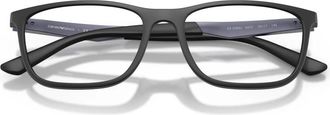 Emporio Armani unisex, Accessoires, Noir, Taille: 55 MM Optical Frame