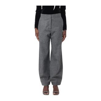 Emporio Armani Weite Hosen - - Trousers - Damen - Grau - XS