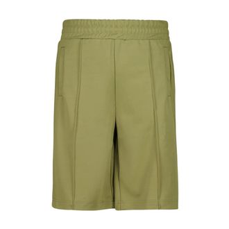 Palm Angels Back Curved Logo Track Shorts - - Shorts - Herren - Gr&uuml;n - L