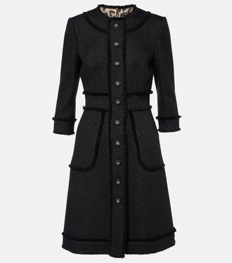 Dolce & Gabbana Midikleid DG aus Bouclé