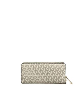 Michael Kors Womens Wallet Vanilla 89.coated Canvas Bags Polyester