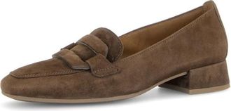 Gabor Veloursleder-Slipper - - Shoes - Damen - Braun - 38 1/2 EU