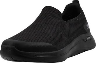 Skechers Homme Gowalk Arch Fit-Athletic Slip-on Casual Loafer Walking Shoe Sneaker Baskets, Noir, 43 EU X-Large