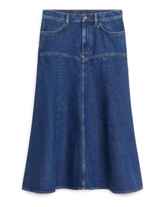 Arket Jeansrock -Blau
