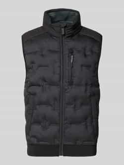 Tom Tailor Regular Fit Outdoor-Weste mit reflektierenden Elementen