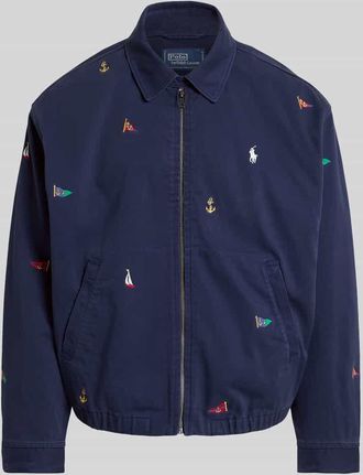 Polo Ralph Lauren Regular Fit Blouson aus reiner Baumwolle mit Stickereien