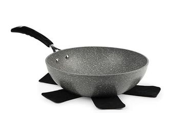 Excelsa Forn-Ok Antihaft-Wok, Durchmesser 28 cm, ein Griff, Griffschutz im Lieferumfang enthalten