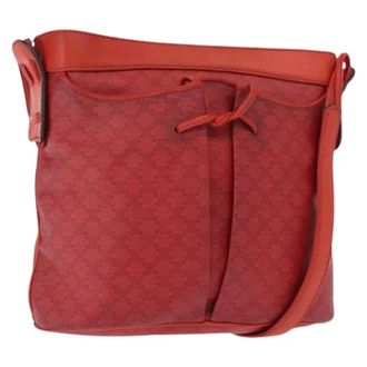 Celine Sac bandouli&egrave;re vintage en cuir Pre-owned - Femme - Pre-owned - Rouge - Taille: ONE Size