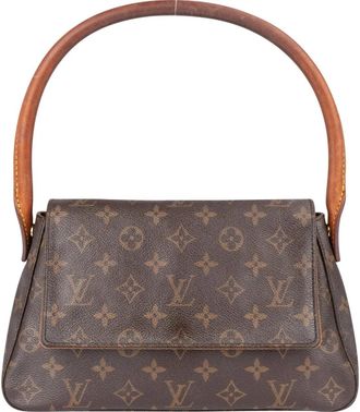 Louis Vuitton Crossbody Bags - Louis Vuitton Canvas Monogram Looping PM Shoulder - Gr. unisize - in Braun - f&uuml;r Damen